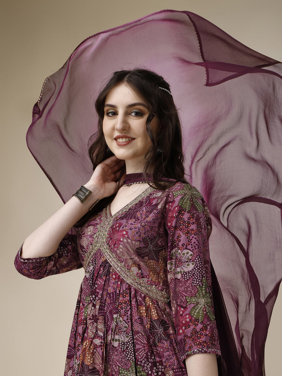 Alia Cut kurta with Pant and Dupatta – Berrylicious